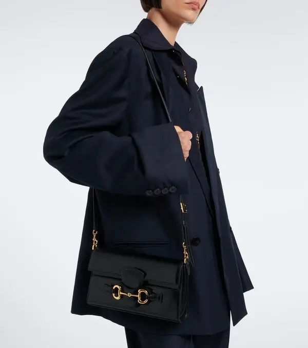 Gucci Ristretto Medium Leather Shoulder Bag