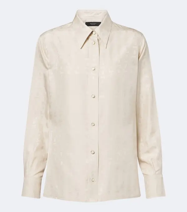 Gucci Silk Jacquard Shirt
