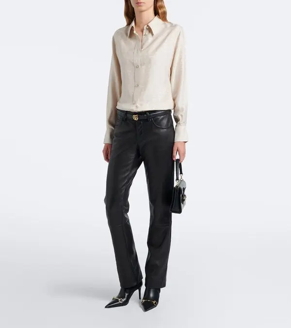 Gucci Silk Jacquard Shirt
