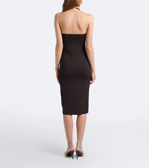 Gucci Horsebit Crêpe Jersey Midi Dress