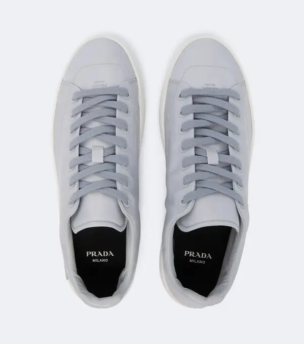 Prada Re-nylon Court Sneakers - Grey