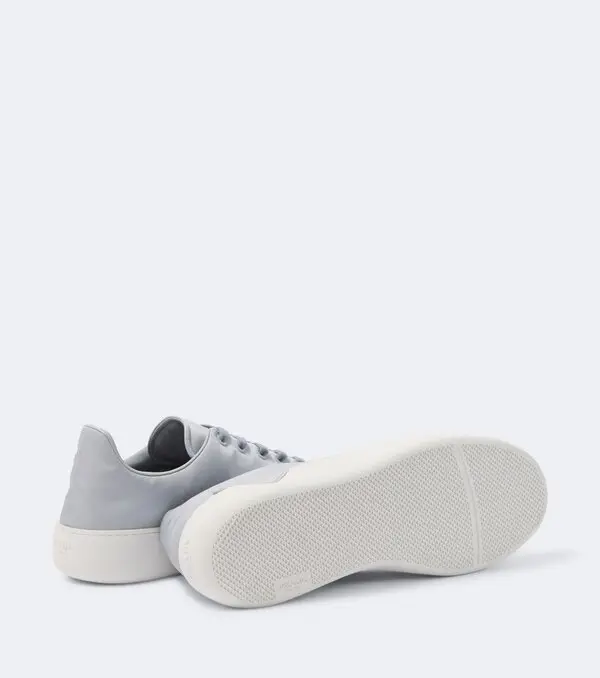 Prada Re-nylon Court Sneakers - Grey