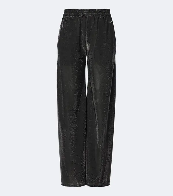 Gucci Embellished Wide-leg Pants - Black