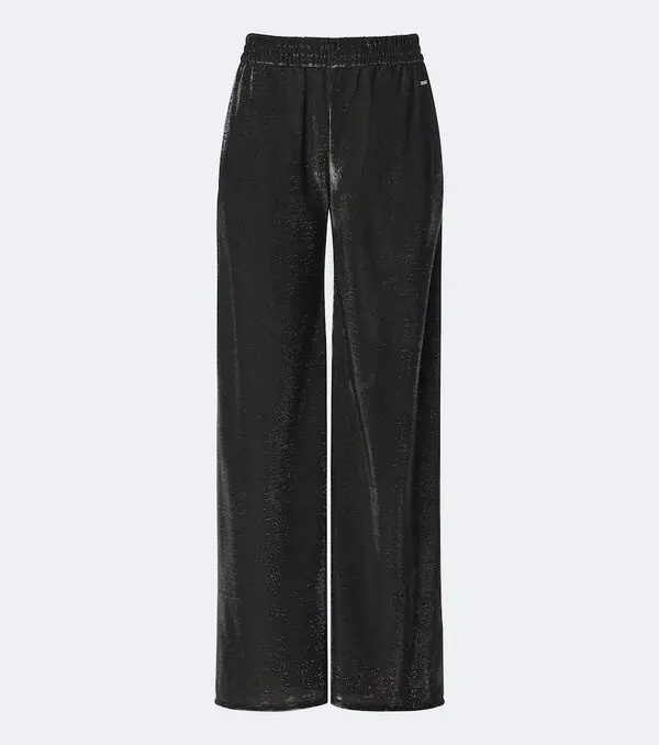 Gucci Embellished Wide-leg Pants - Black