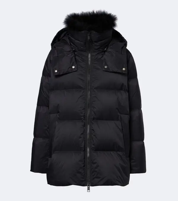 YVES SALOMON Hooded Padded Down Jacket