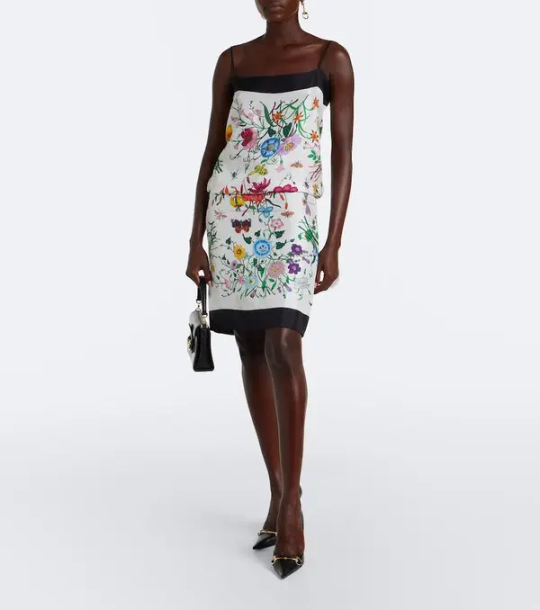 Gucci Silk Twill Minidress