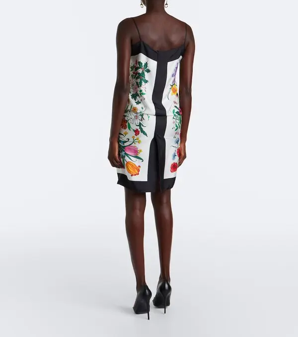 Gucci Silk Twill Minidress