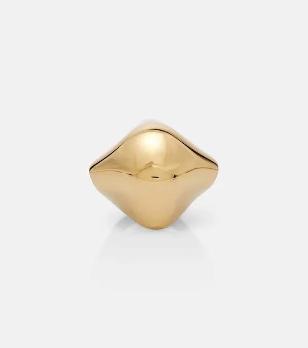 Khaite Lotus Ring In -plated Brass