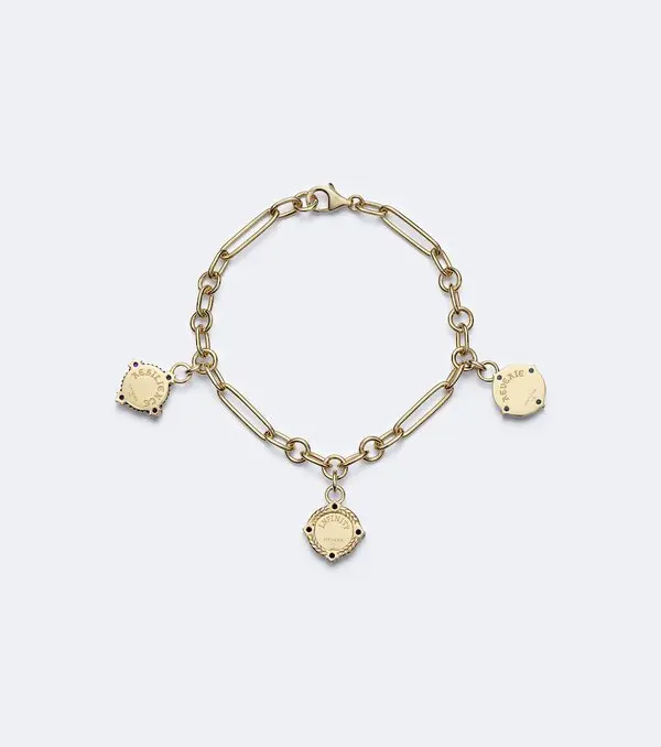 FOUNDRAE Infinite Gratitude, Reverie, And Blossoms 18kt Bracelet With Gemstones