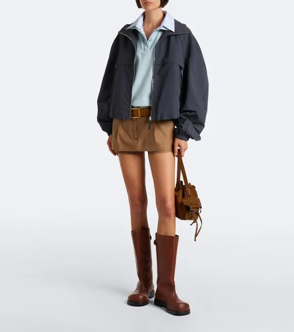 Acne Studios Layered Cotton-blend Piqué Polo Shirt