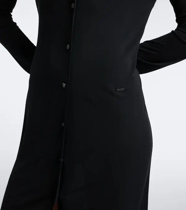 Gucci Crêpe Jersey Shirt Dress
