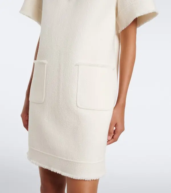 Max Mara Virgin Wool Jersey Sweatshirt Dress