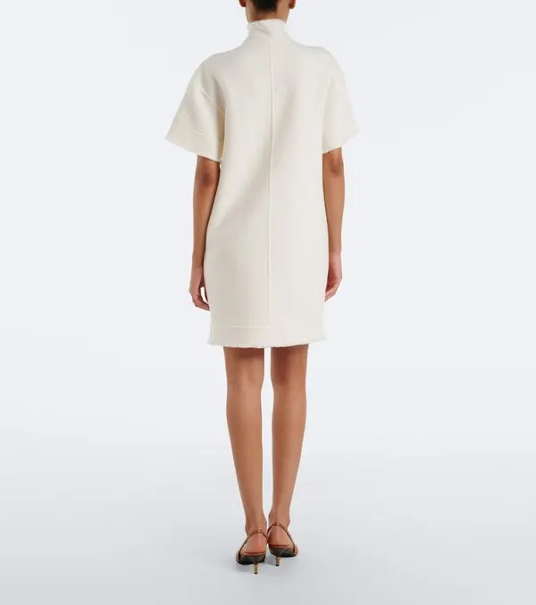 Max Mara Virgin Wool Jersey Sweatshirt Dress