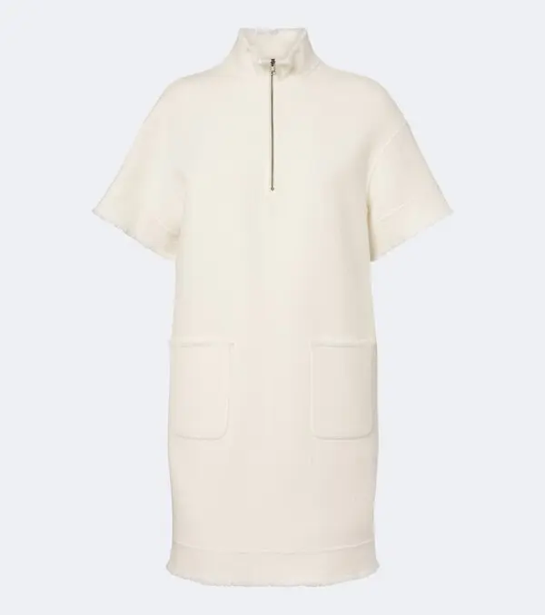 Max Mara Virgin Wool Jersey Sweatshirt Dress
