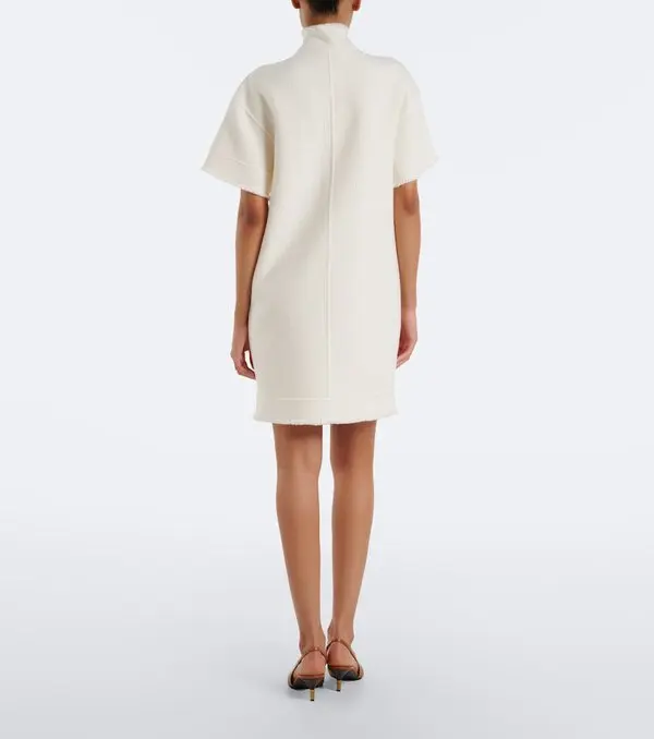 Max Mara Virgin Wool Jersey Sweatshirt Dress