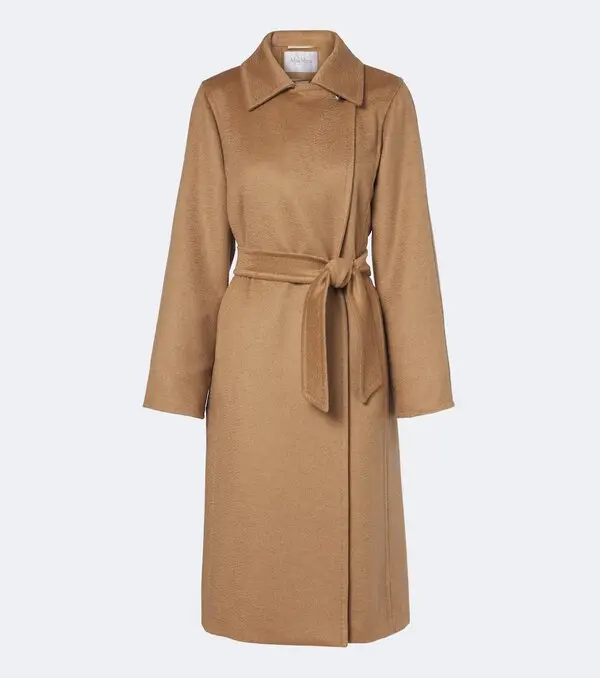 Max Mara Manuela Icon Camel Hair Coat - Brown