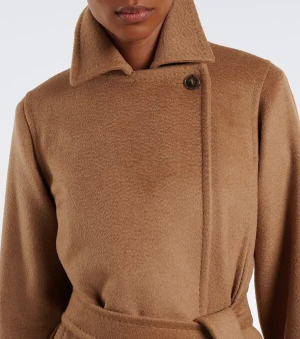 Max Mara Manuela Icon Camel Hair Coat - Brown