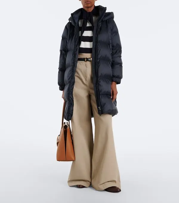 Max Mara The Cube Hooded Quilted Down Coat