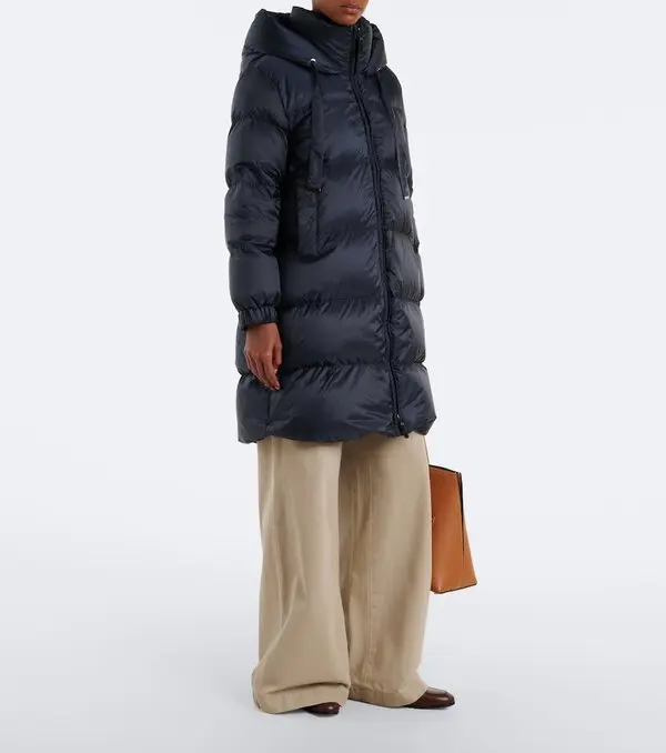 Max Mara The Cube Hooded Quilted Down Coat