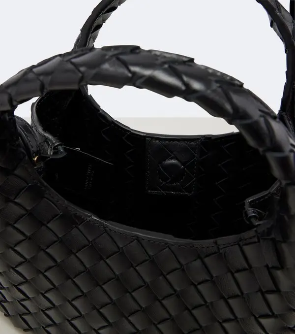 Bottega Veneta Campana Intrecciato Mini Leather Top Handle Bag