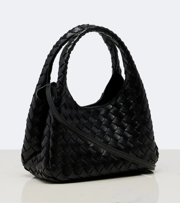 Bottega Veneta Campana Intrecciato Mini Leather Top Handle Bag