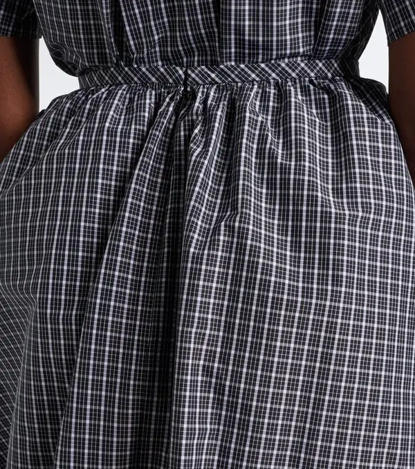 Loewe Asymmetric Cotton-blend Midi Skirt
