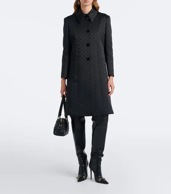 Gucci Gg Jacquard Coat