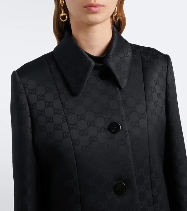 Gucci Gg Jacquard Coat