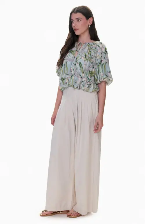 Rebecca Taylor Isla Bubble Crop Top