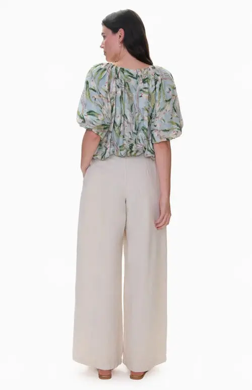 Rebecca Taylor Isla Bubble Crop Top