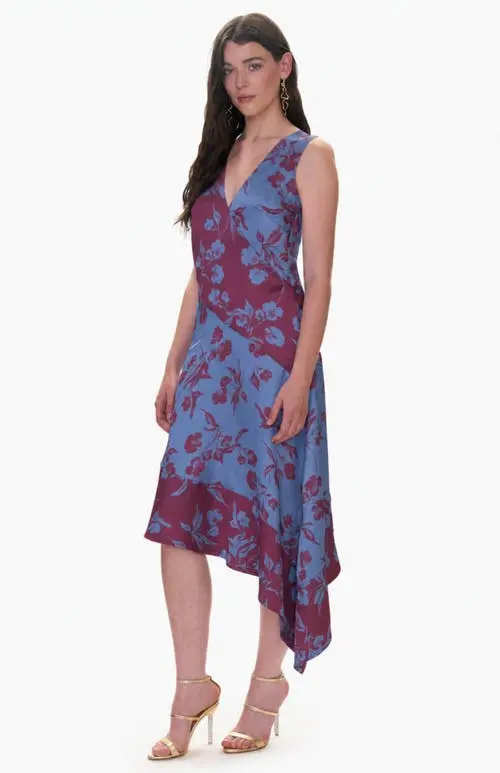 Rebecca Taylor Harper Print Mix Dress