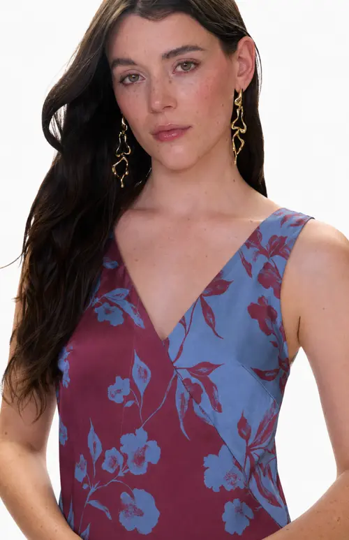 Rebecca Taylor Harper Print Mix Dress