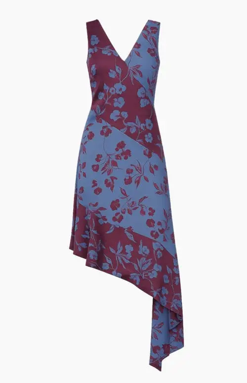 Rebecca Taylor Harper Print Mix Dress