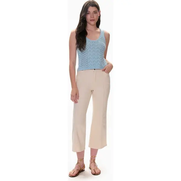 Rebecca Taylor Hannah Pointelle Tank - Seafoam