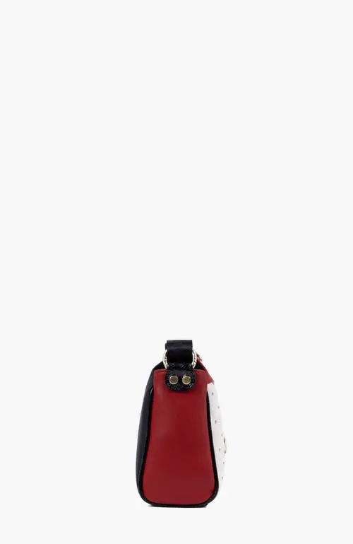 Cavalinho Quilted Crossbody Bag - Navy/red