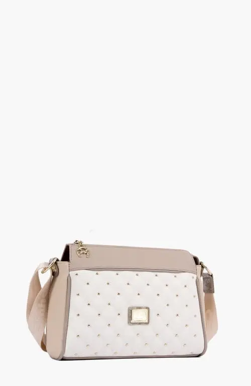 CAVALINHO Craft 344 Crossbody Bag - Tan/white/beige