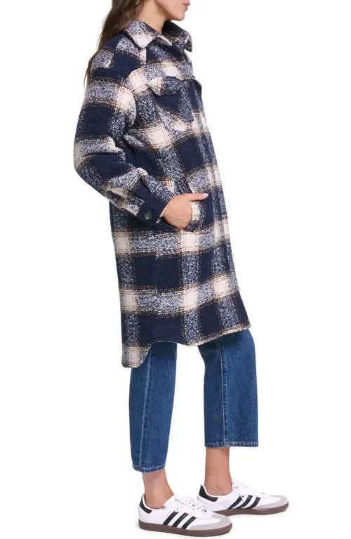 LEVI'S Quilted Longline Shacket - Geri Plaid