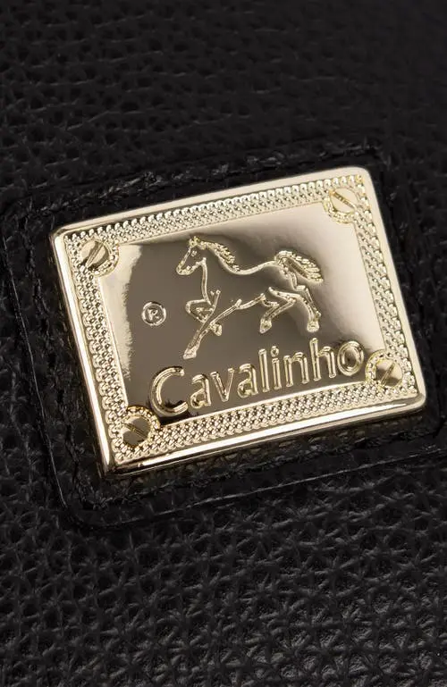 CAVALINHO Muse 559 Pebbled Leather Handbag - Black