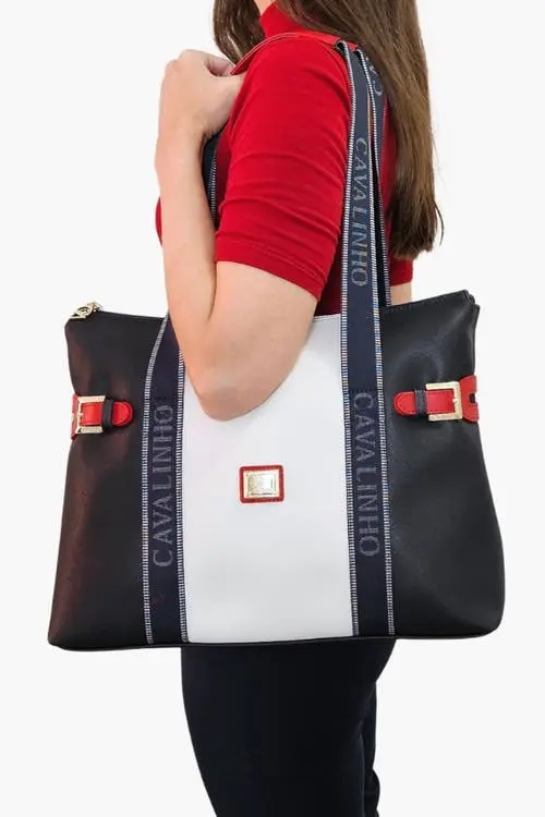 CAVALINHO Tote Bag - Navy/white/red