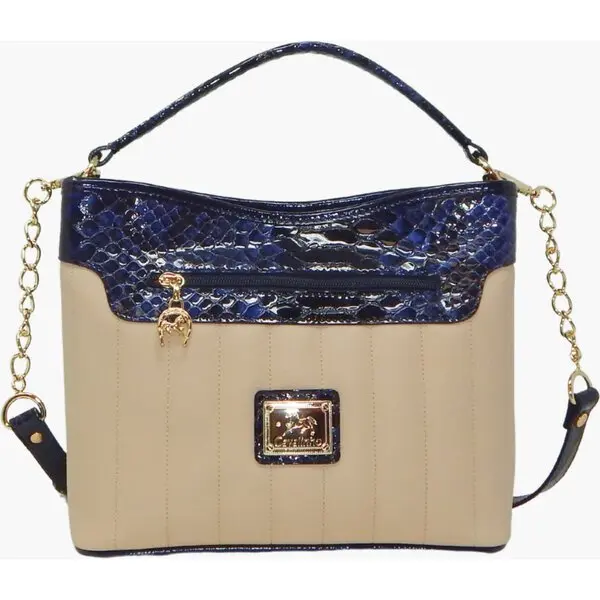 CAVALINHO Grace 470 Handbag - Navy/beige