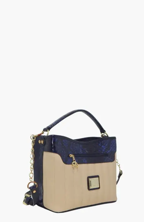 CAVALINHO Grace 470 Handbag - Navy/beige