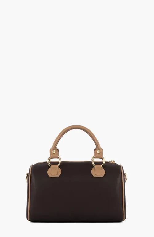 CAVALINHO 607" Handbag With Barrel Silhouette - Brown/beige