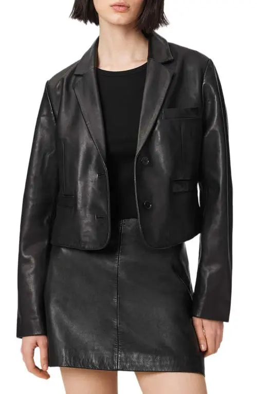 ALLSAINTS Apton Leather Blazer