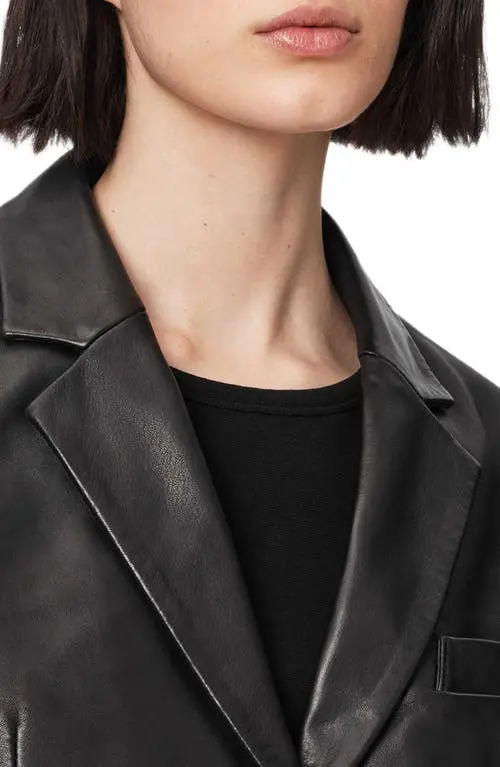 ALLSAINTS Apton Leather Blazer