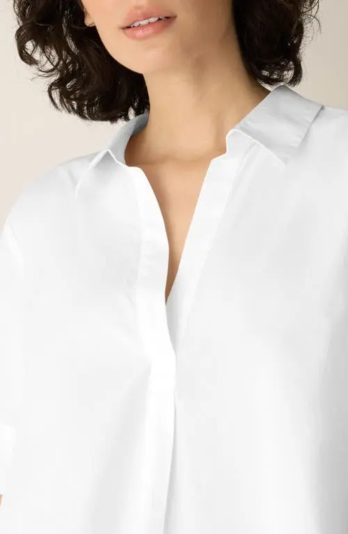 Eileen Fisher Organic Cotton Short Sleeve Top