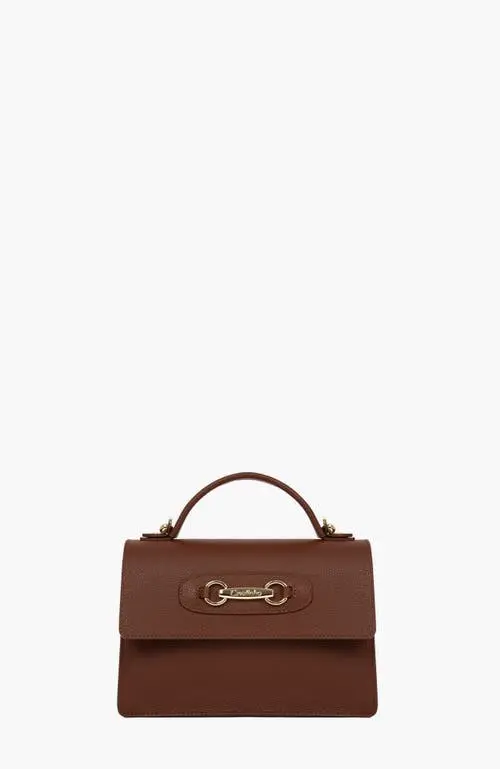 CAVALINHO Muse 517 Pebbled Leather Handbag - Camel Brown
