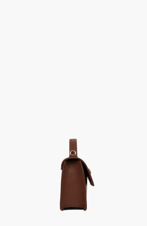 CAVALINHO Muse 517 Pebbled Leather Handbag - Camel Brown