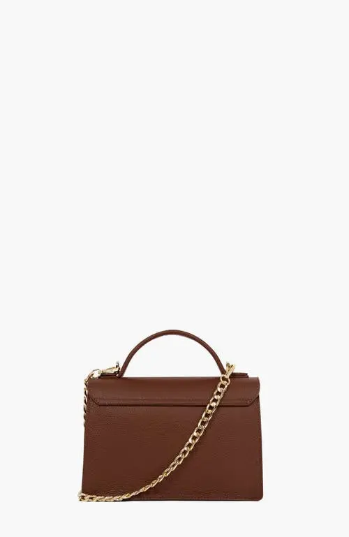 CAVALINHO Muse 517 Pebbled Leather Handbag - Camel Brown