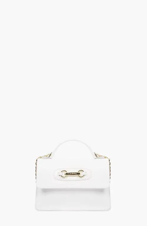 CAVALINHO Muse 517 Pebbled Leather Handbag - White