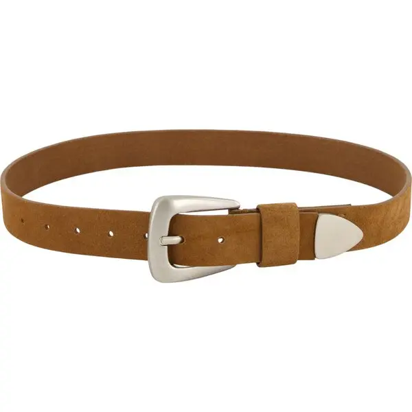 ALLSAINTS Metal Tip Suede Belt